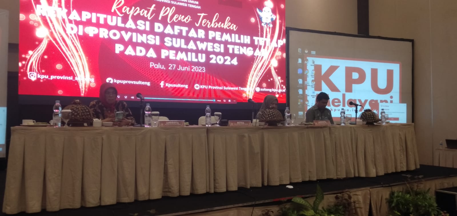 Pemilu Serentak 2024 Kpu Sulteng Tetapkan Dpt 2 236 703 Pemilih